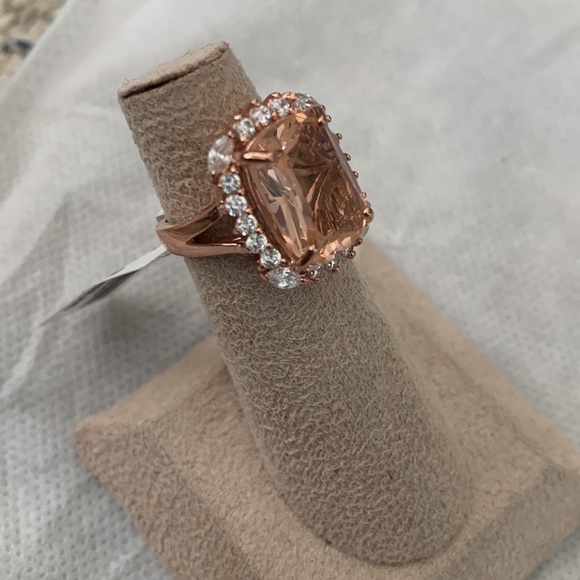 JTV | Jewelry | New Morganite Diamond Ring | Poshmark